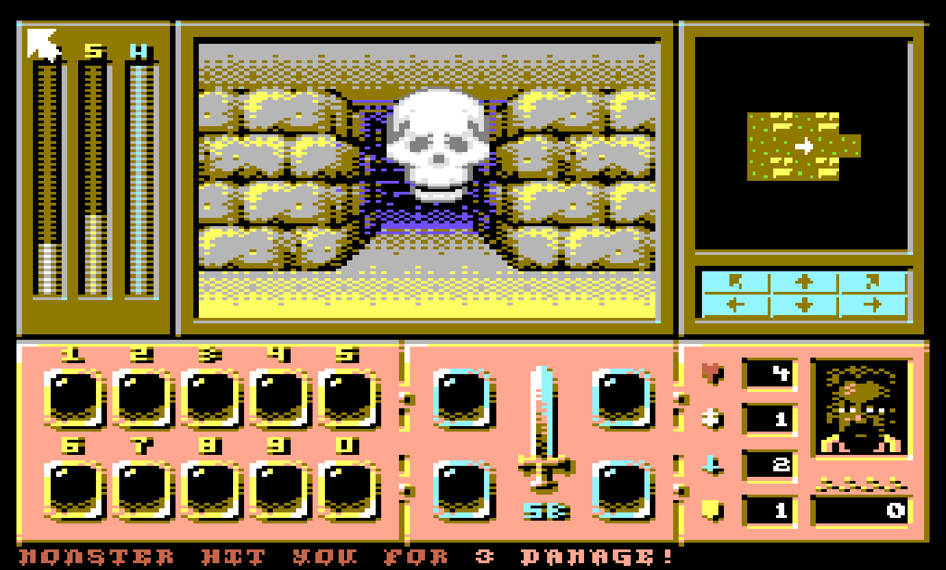 Winterdane — новая RPG от первого лица для Commodore 64