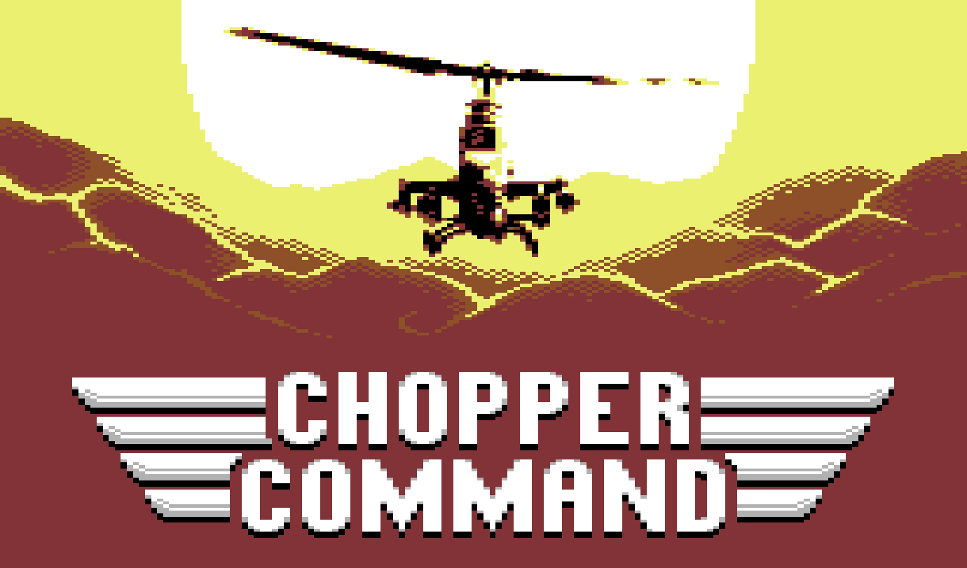 Классический скролл-шутер Chopper Command вышел на Commodore 64
