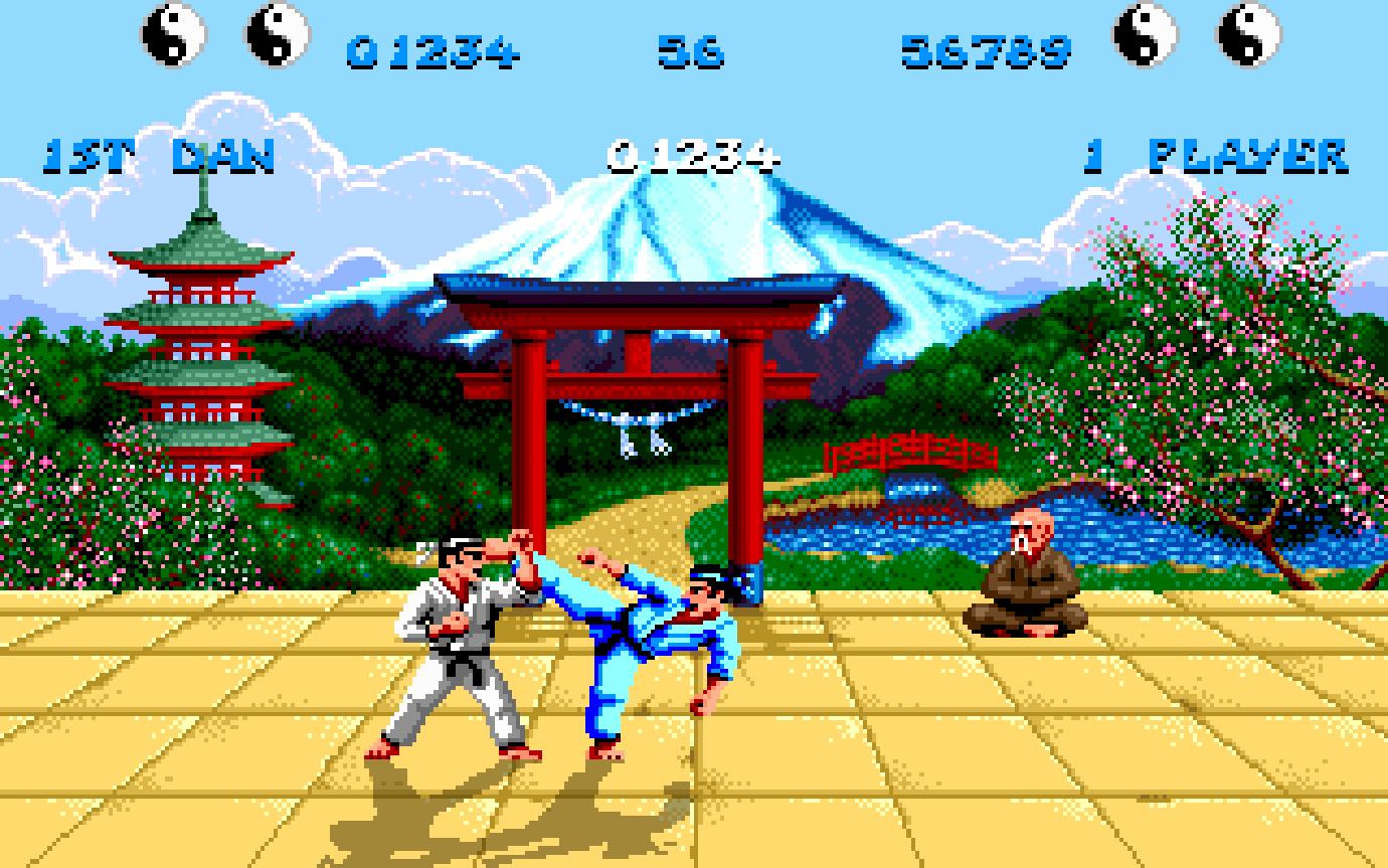 Два первых красочных кадра из The Way of the Exploding Fist для ZX ...