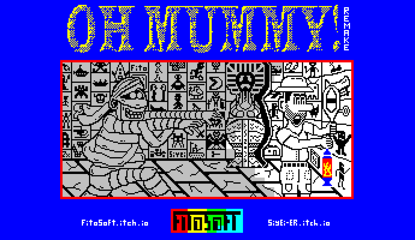 Oh Mummy Remake — новый порт старой игры для ZX Spectrum